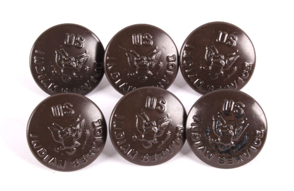 U.S. Indian Service Buttons 1850-1890 This lot inc