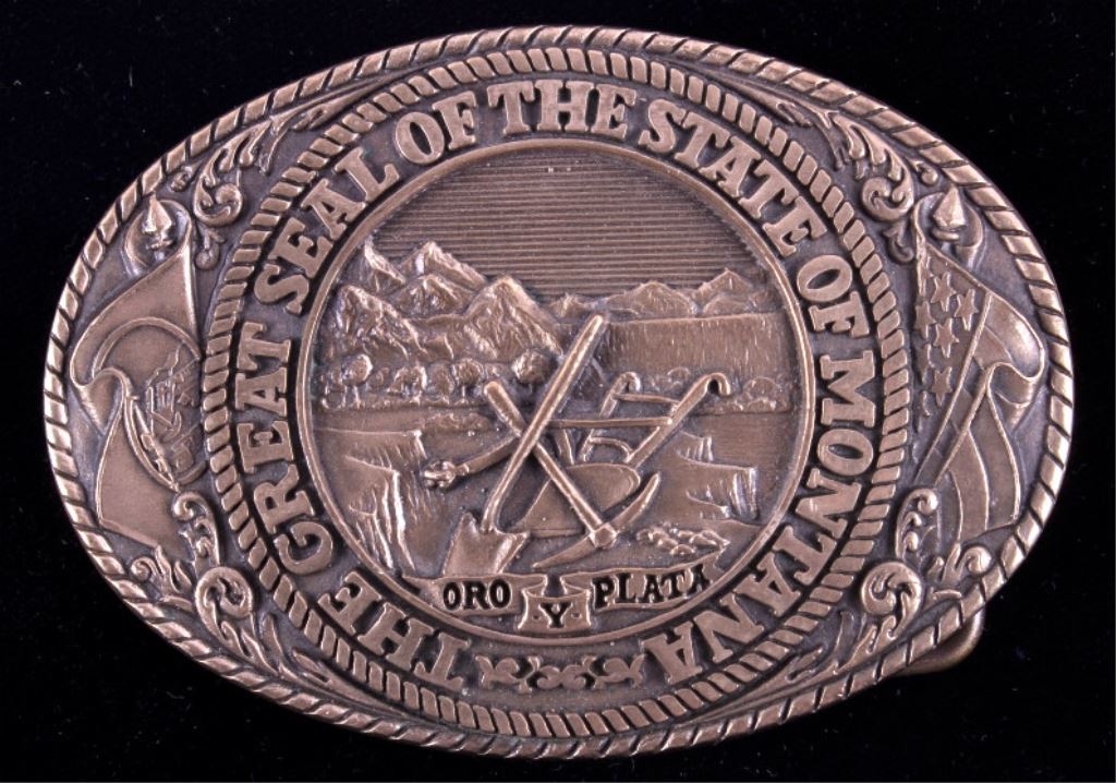 Montana Belt Buckle Collection This is a collectio