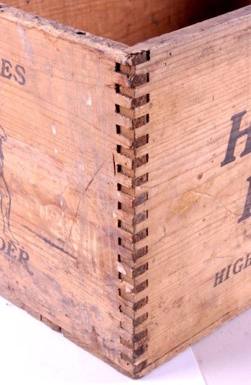 Wooden Hercules Powder Box This is a Hercules Powd
