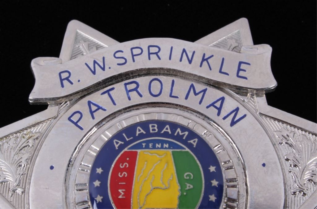 Vintage Patrolman Fultondale Alabama Police Badge