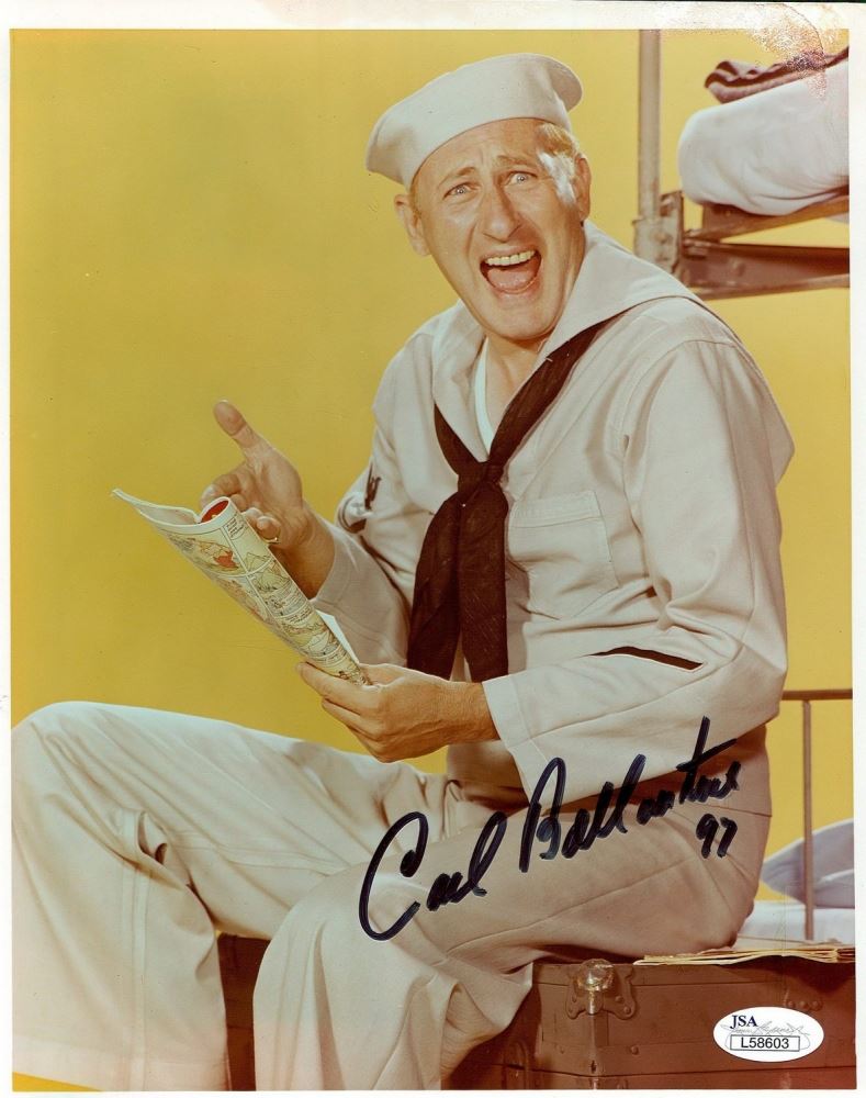 Carl Ballantine Signed "McHale's Navy" 8x10 Photo (JSA COA)