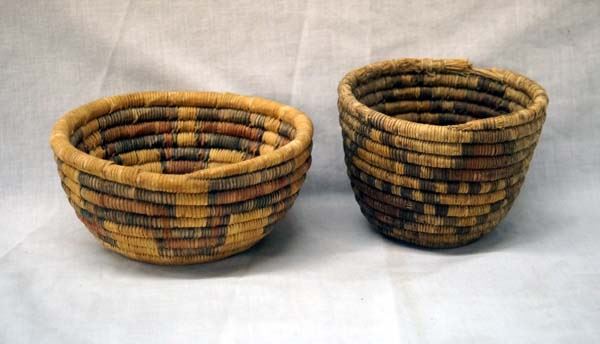 Vintage Tri-Colored Hopi Baskets