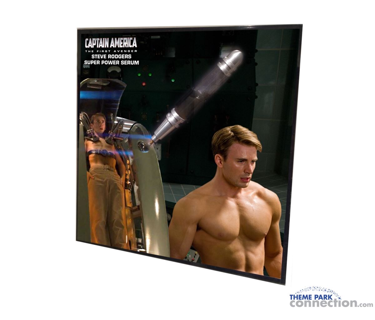 Disney MARVEL CAPTAIN AMERICA Super Soldier Serum Vial Original Movie Prop