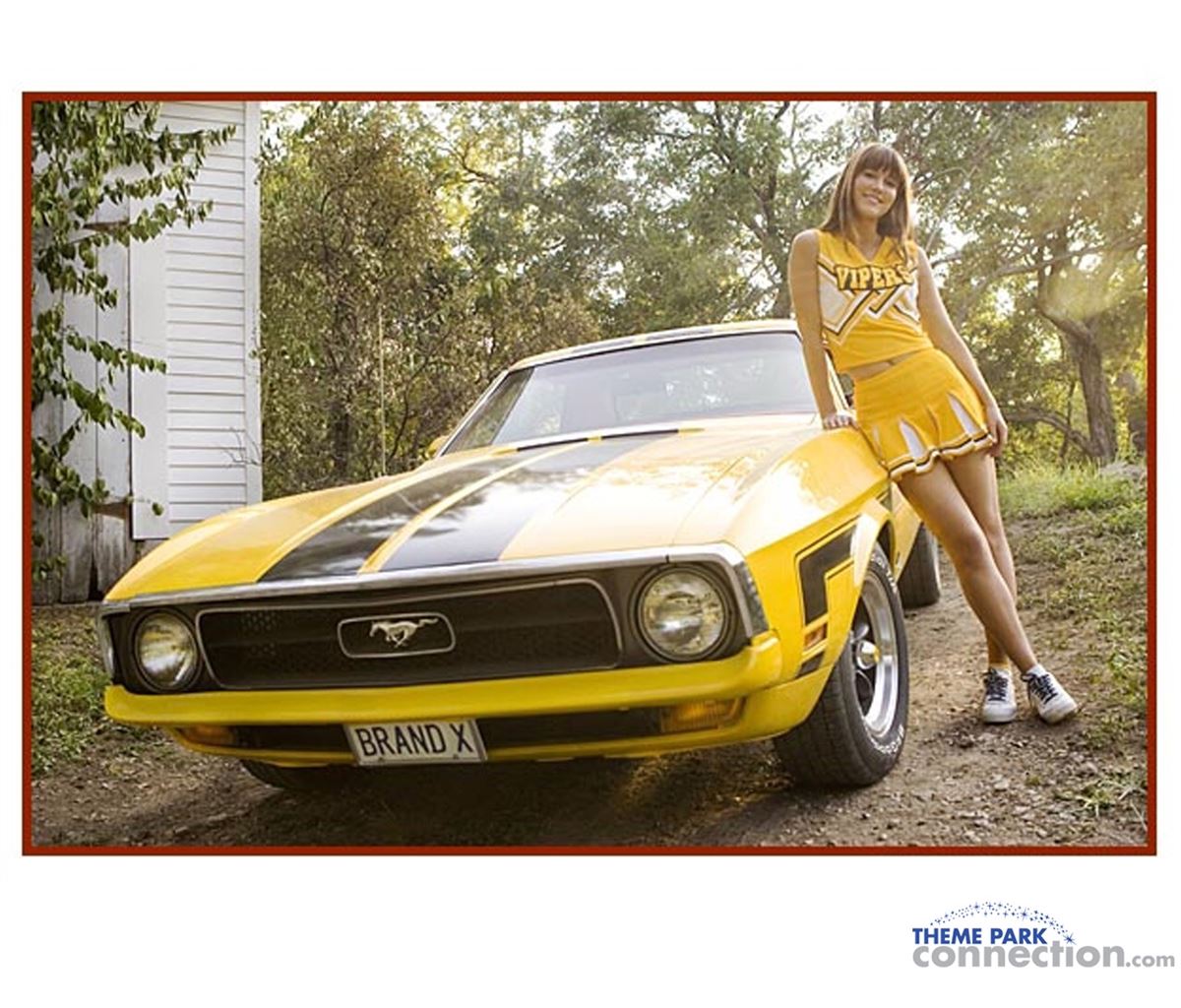 Death Proof production used back up Brand x license plates