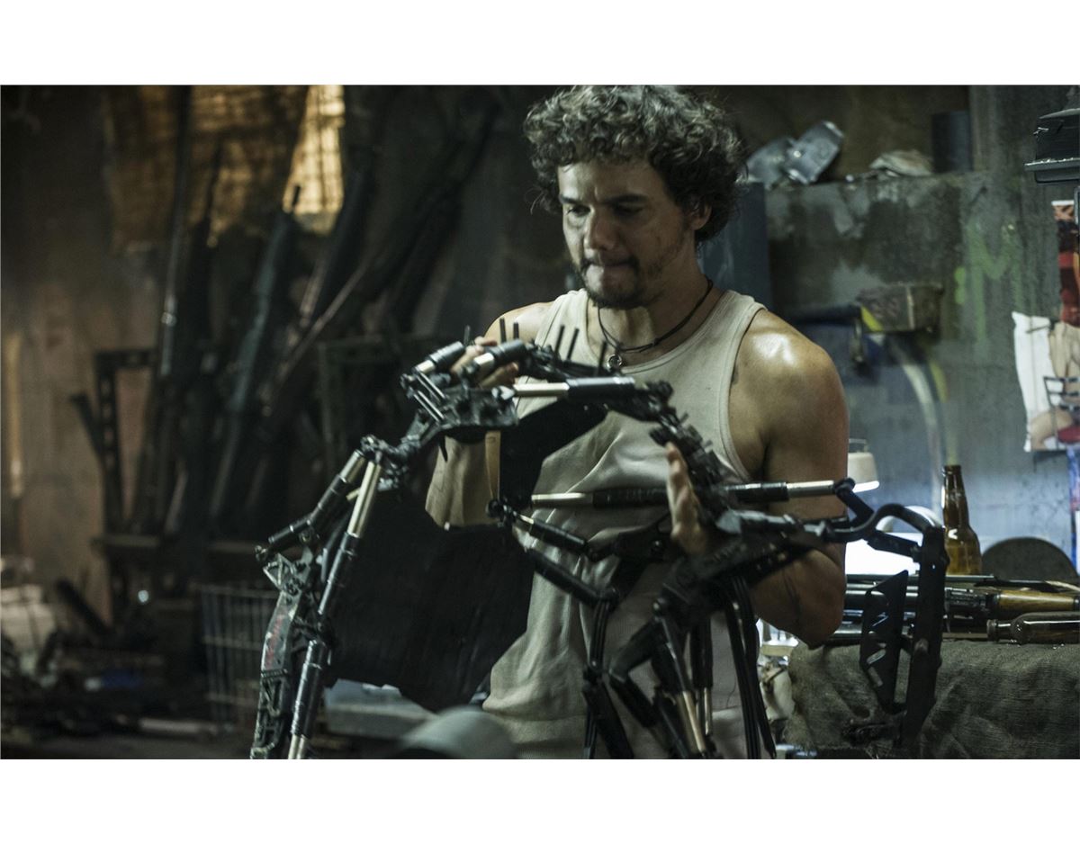 Elysium 2013 Movie Production Used Matt Damon Adrian Holmes Prop Tattoo ...