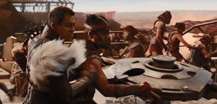 John Carter 2012 Disney Movie Screen Used Zodanga Airship Soldier Prop Mask