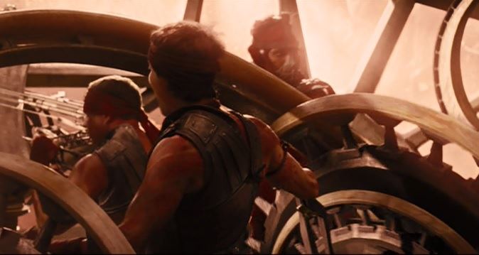 John Carter 2012 Disney Movie Screen Used Zodanga Airship Soldier Prop Mask