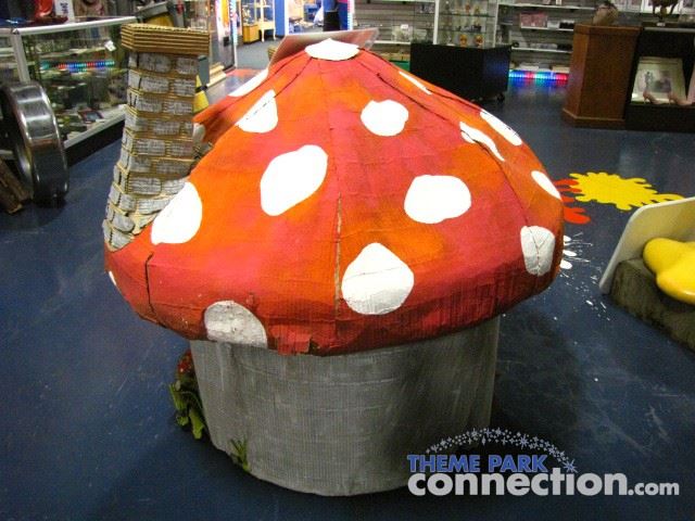 The Smurfs 2 Movie Screen Used Cardboard Smurf Playhouse Set Dressing Prop