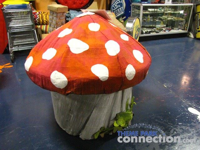 The Smurfs 2 Movie Screen Used Cardboard Smurf Playhouse Set Dressing Prop