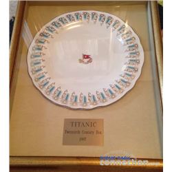 TITANIC 1997 Movie Production Used Dinnerware Set Dressing Replica Prop ...
