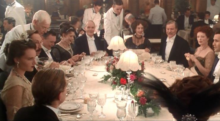TITANIC 1997 Movie Production Used Dinnerware Set Dressing Replica Prop ...