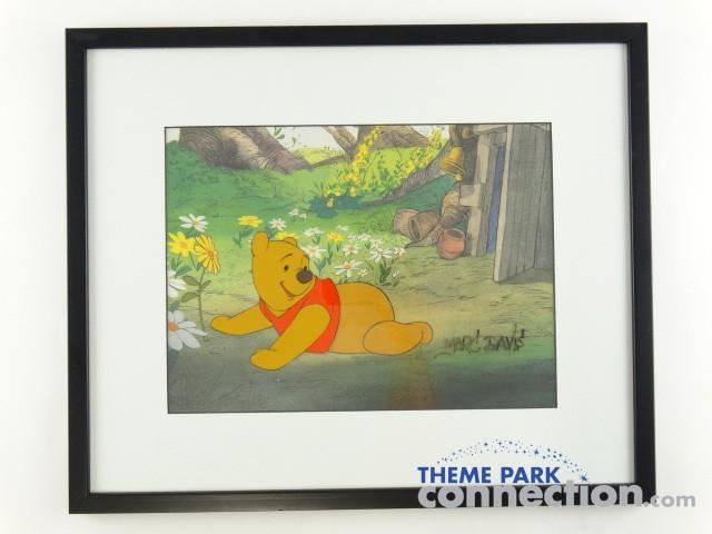 Disney Legend MARC DAVIS Autograph Winnie the Pooh Framed Sericel Art ...