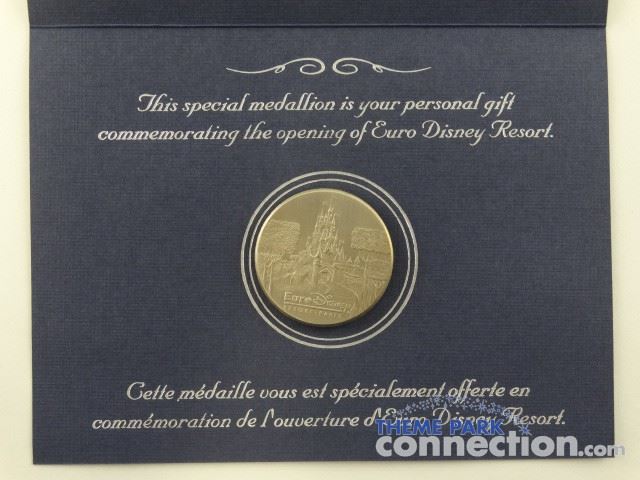 Euro Disney Disneyland Paris Grand Opening 1992 Commemorative Coin