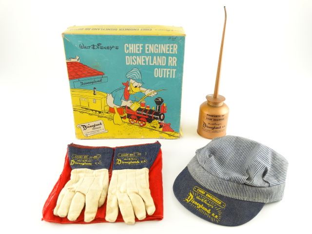 Disney Vintage Walt Disney's Disneyland Railroad Engineer Train DONALD ...