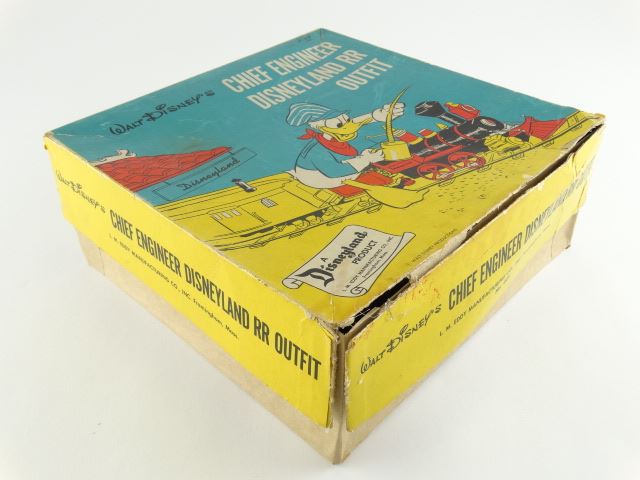 Disney Vintage Walt Disney's Disneyland Railroad Engineer Train DONALD ...