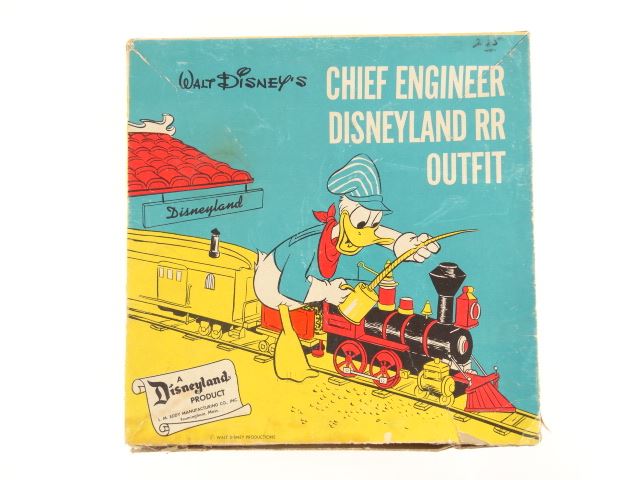 Disney Vintage Walt Disney's Disneyland Railroad Engineer Train DONALD ...