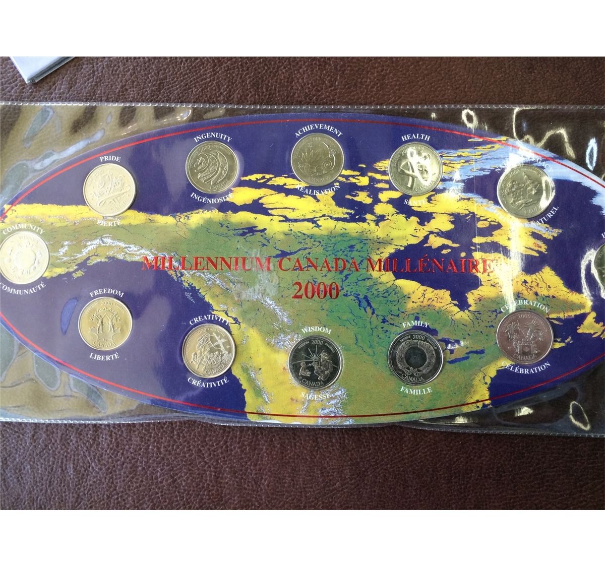 Lot of 8 uncirculated Canada coin set: 1992, 1999, 2000, 2010, 2011 x 4 ...