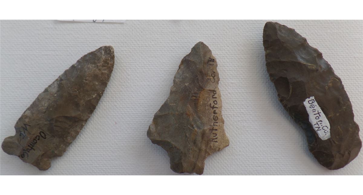 Collection of 9 Authentic Flint Points