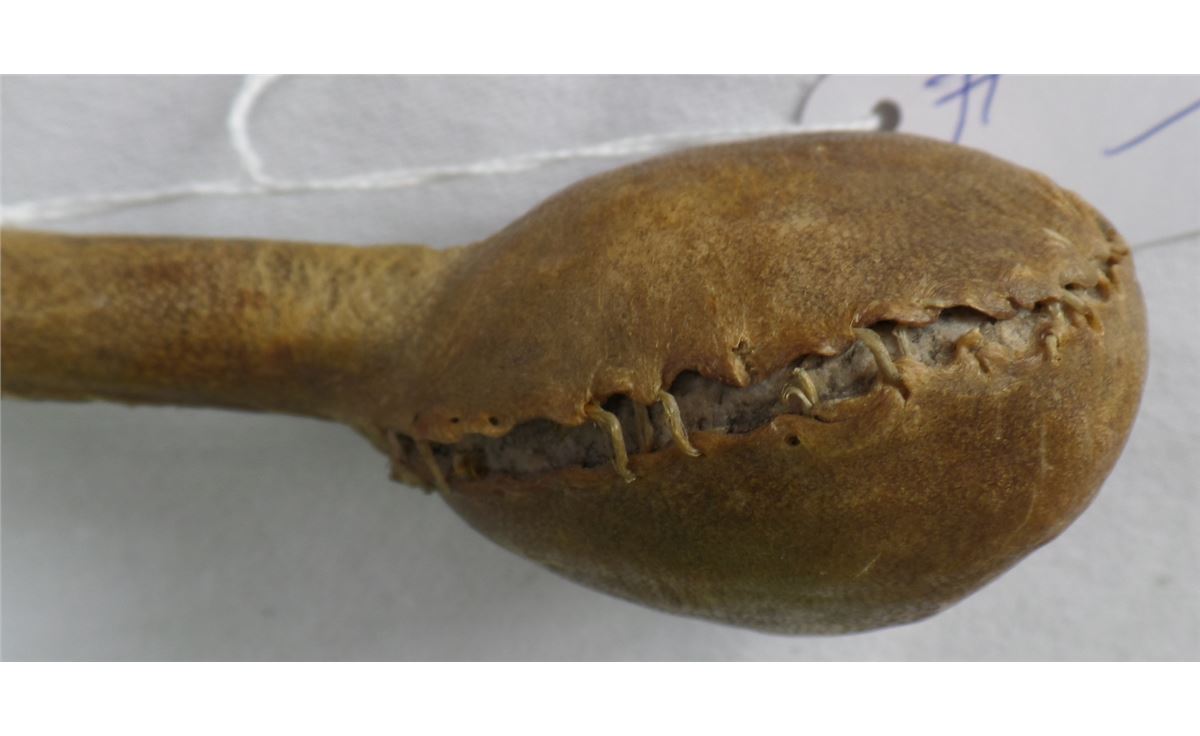 American Plains Indian Stone Head War Club