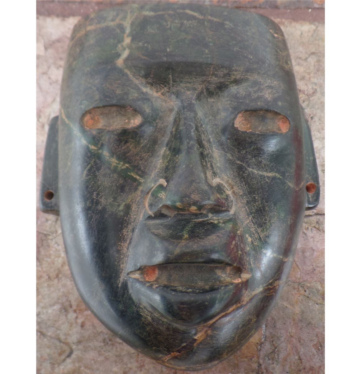 Authentic Stone Pre-Columbian Mask
