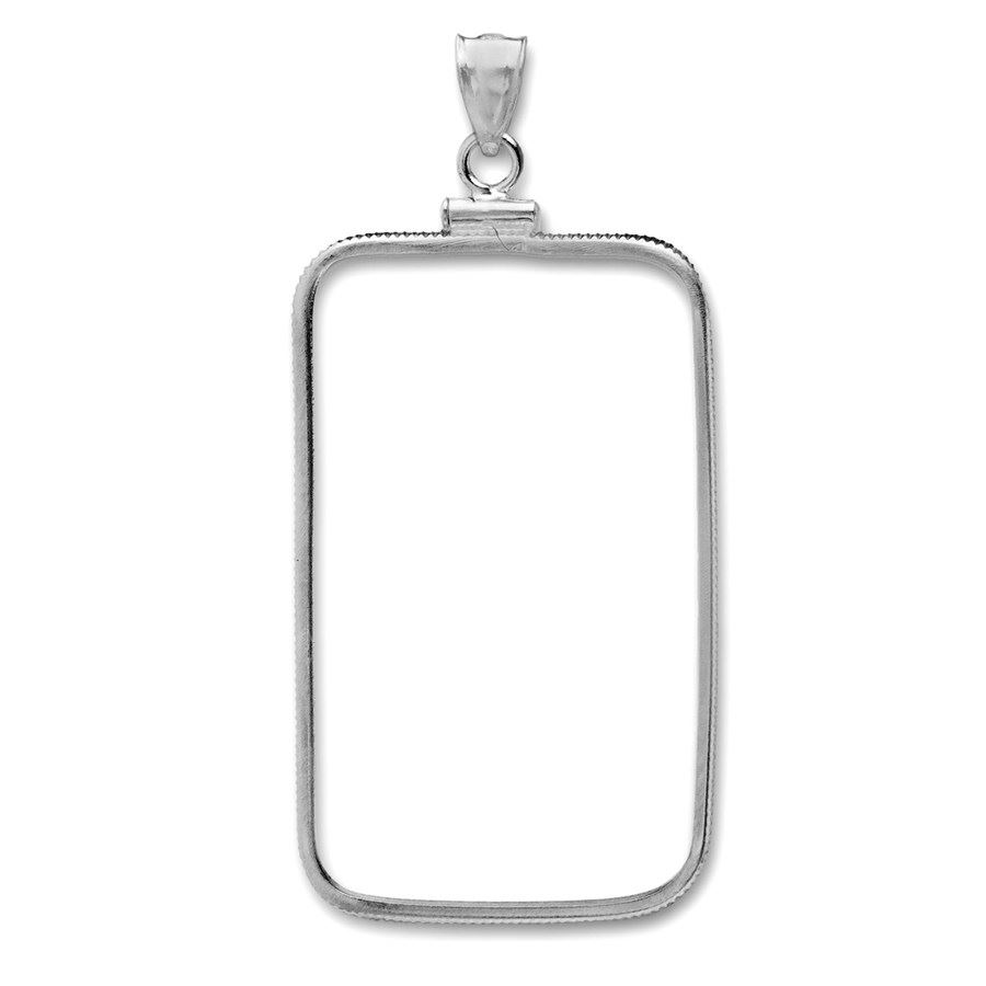 Sterling Silver Bezels (Fits 1 oz Silvertowne Bars) (Plain Front)