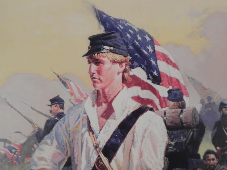 A Nation Divided USA Don Prechtel Civil War Art Print