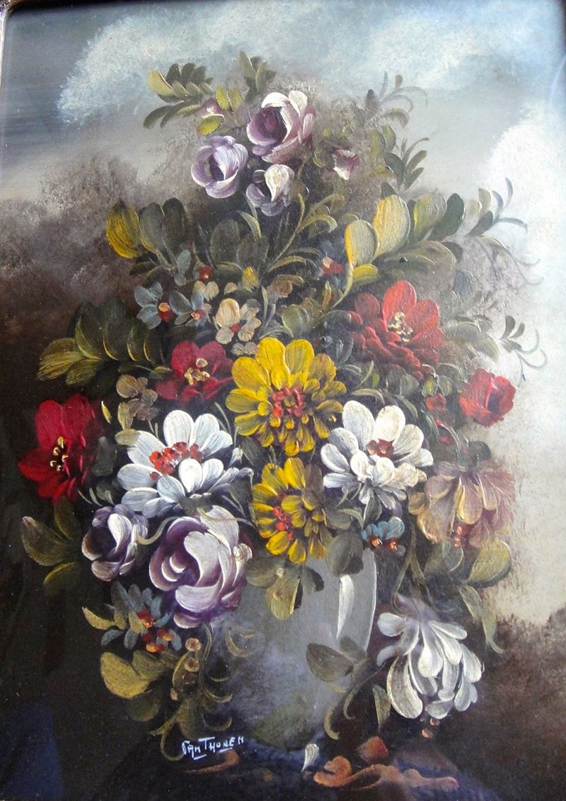 Otto Van Thoren, Floral Still Life I, Oil Painting