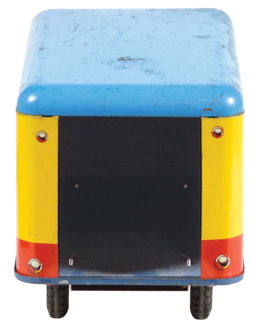 Toy truck, Marx Lumar Van Lines, pressed steel, straight body, Exc cond ...
