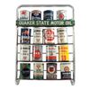 Petroliana, display rack & cans (17), Quaker State Motor Oil metal rack ...