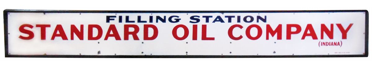 Petroliana, sign, Standard Oil Co. 3-color porcelain by Veribrite Sign ...
