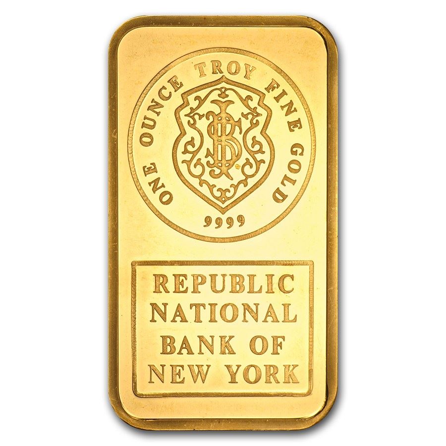 Fine Gold Bar 1 ounce - Johnson Matthey (RNB)