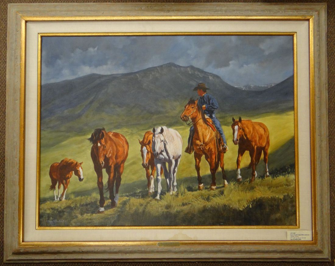 Poulin, Daryl, Headin' Home, original acrylic on canvas, 30" x 40 ...