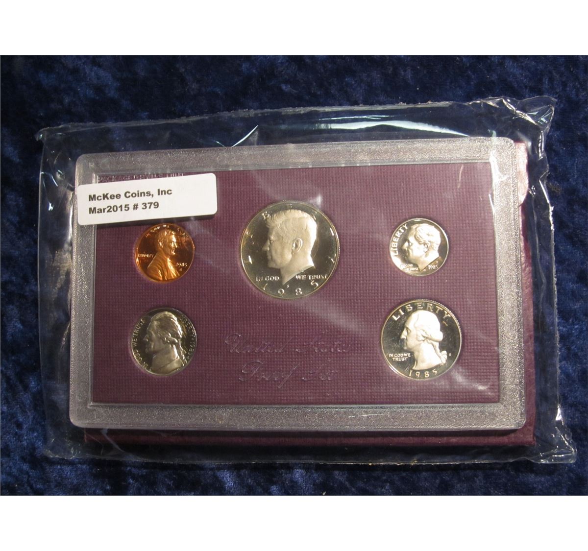 379. 1985 S U.S. Proof Set. Original as issued.