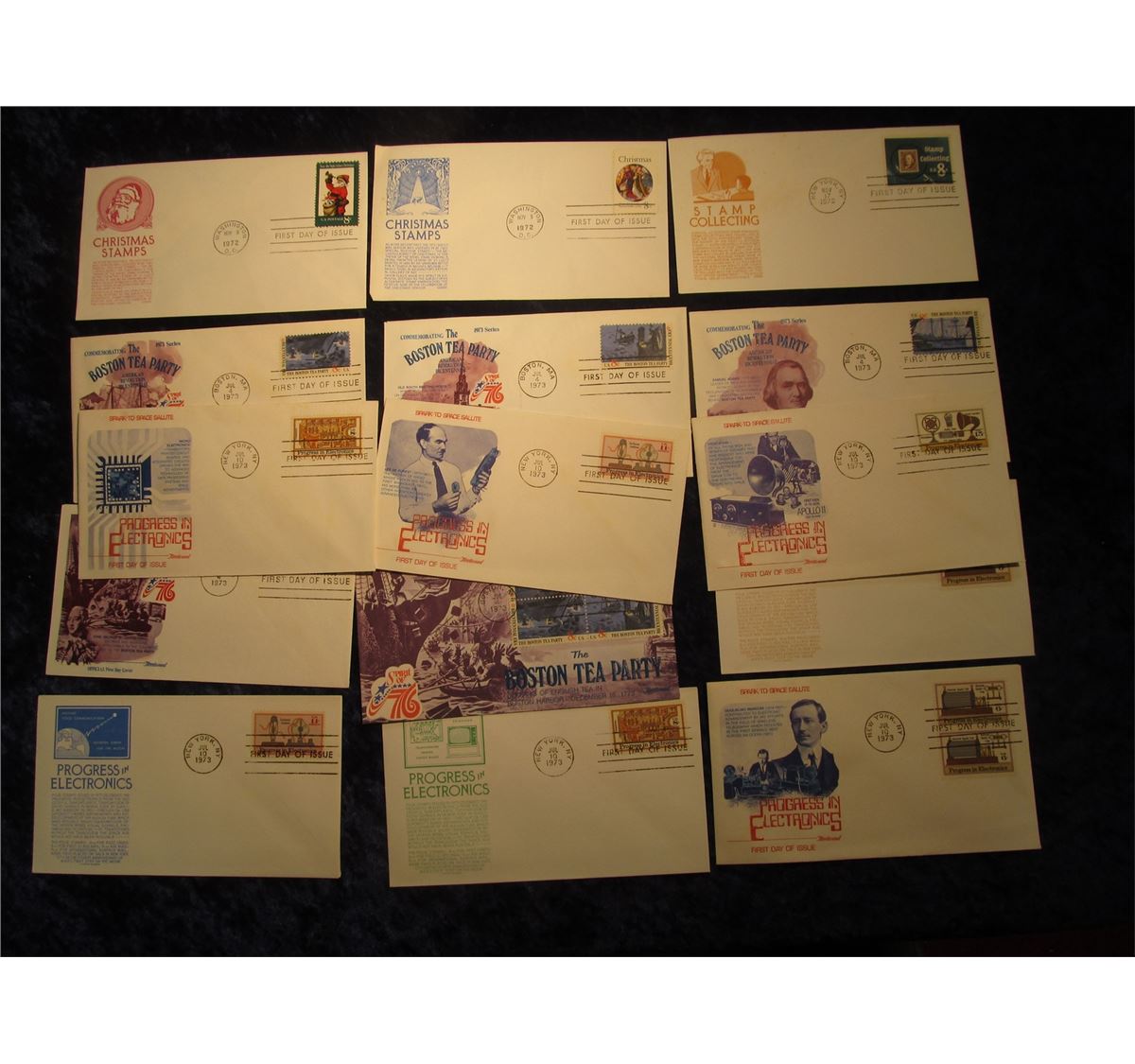 835. (15) Different 1970 Era First Day Covers.