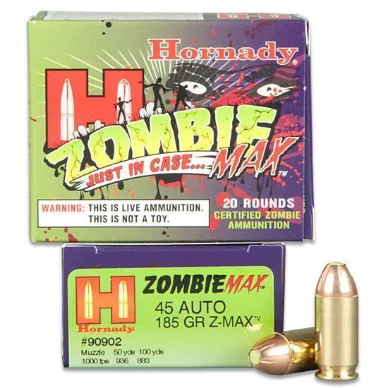 AMMO Hornady Zombie Max 45ACP 185GR 900 fps 200Rounds UPC 90255909029