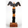 Simon Charlie Totem Carved with Eagle, Whale and Bear 16" H. 5" W. Good ...