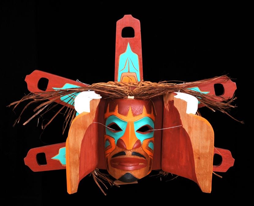 Coast Salish Articulated Transformation Mask Carved by Darren Yelton 26 ...