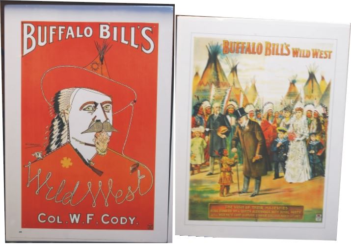 Buffalo Bill Wild West Show advertising posters