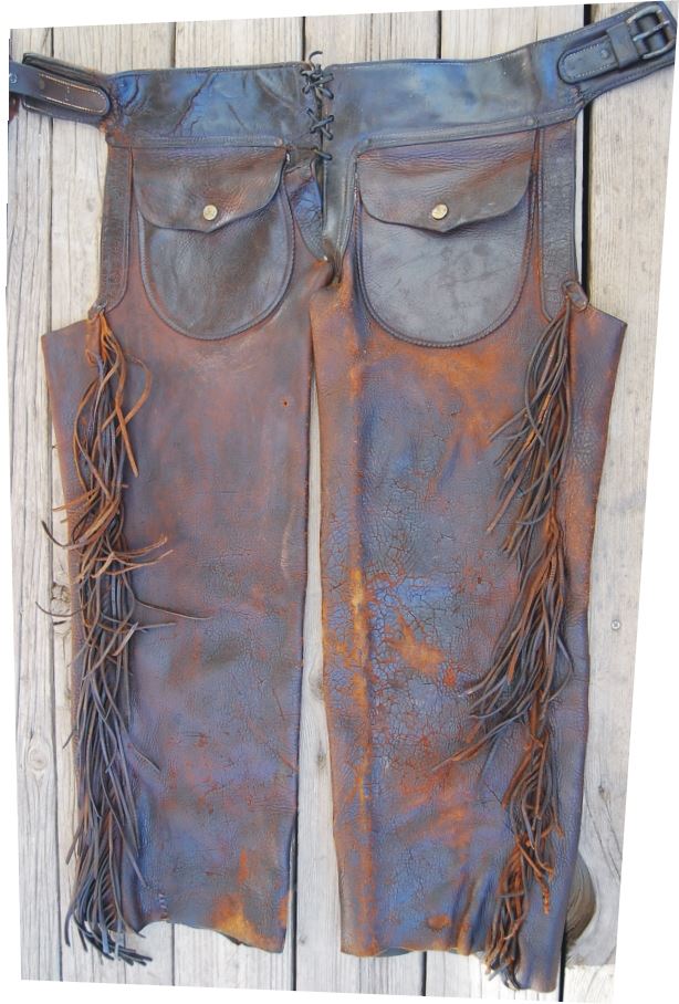 circa 1900 Clark step in chaps