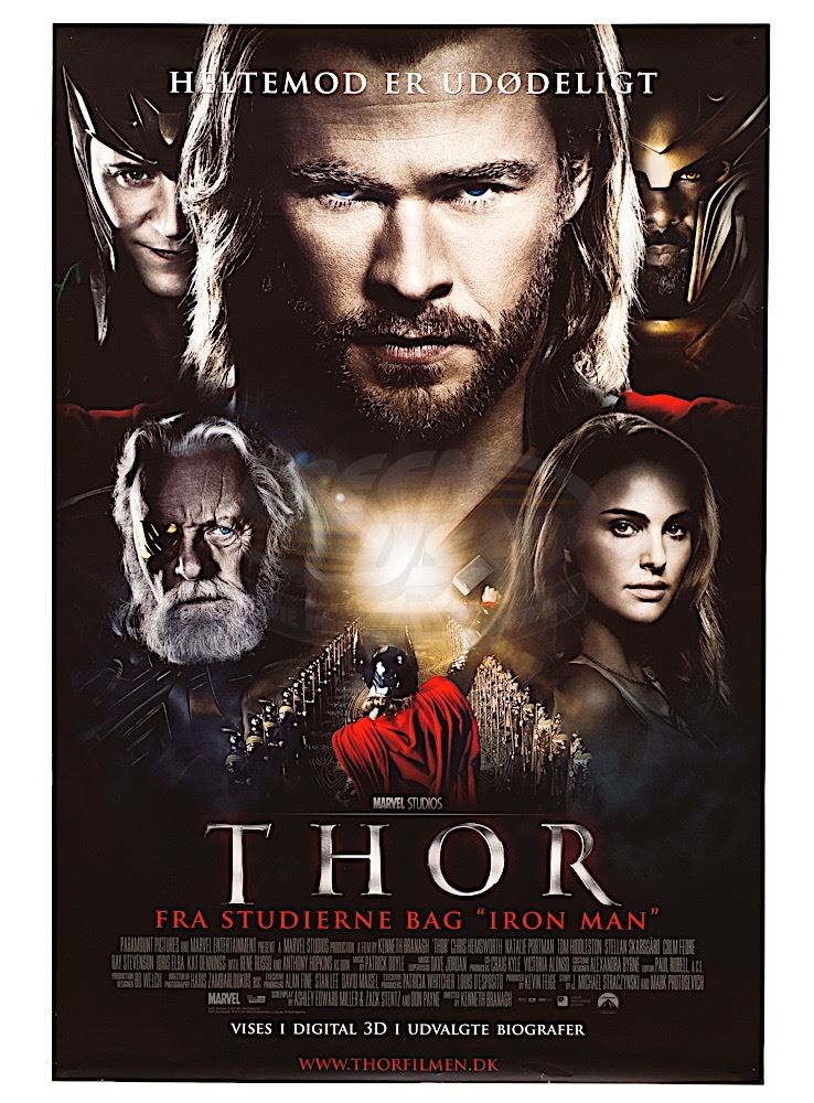 Thor - Original Danish Theatrical Poster