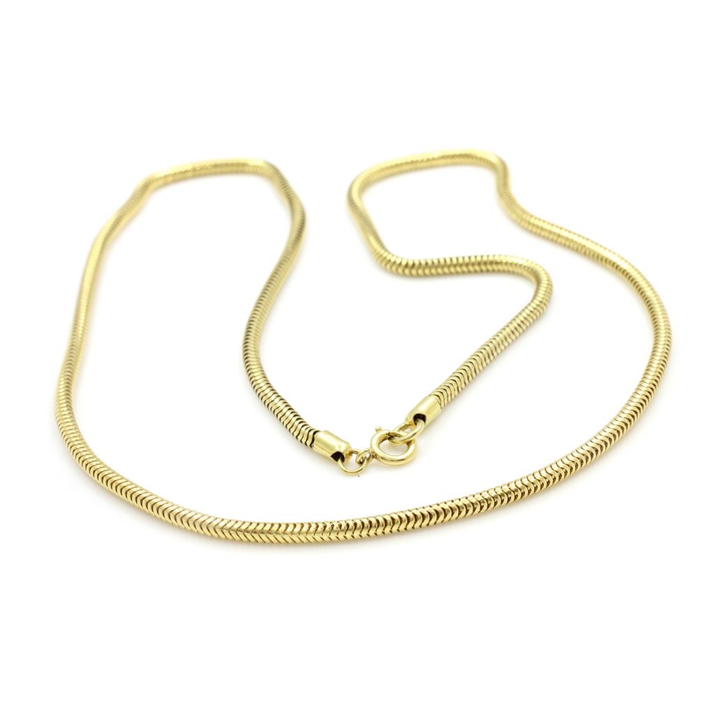 Tiffany & Co. 18k Gold Snake Chain