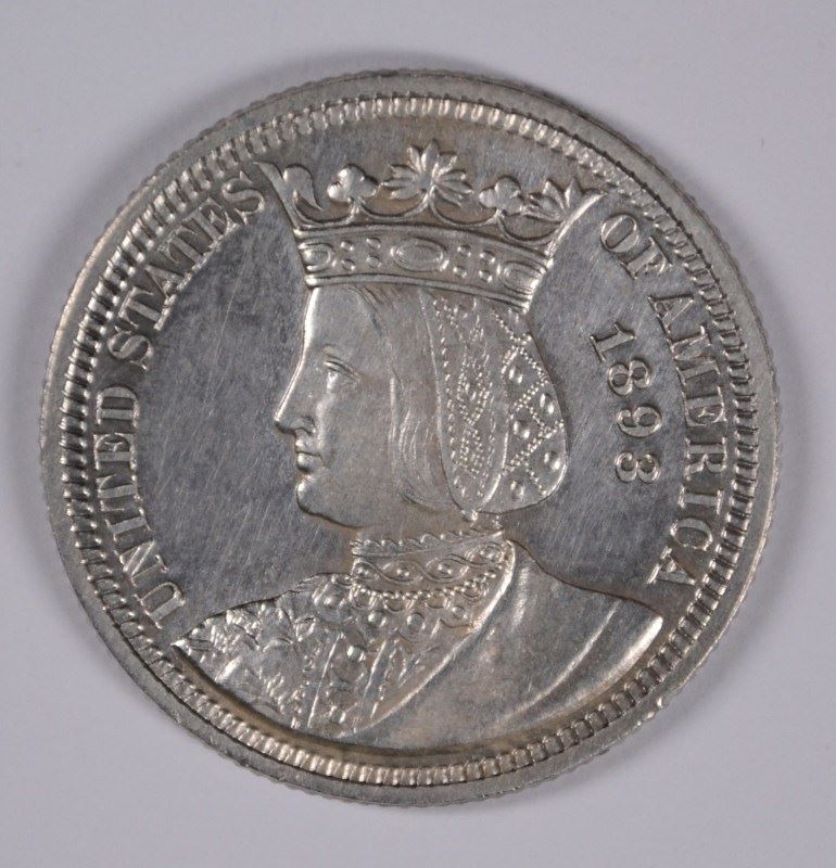1893 ISABELLA QUARTER MS-63