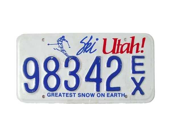 Superman III License Plate Movie Props