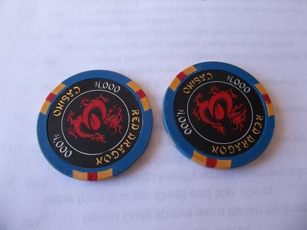 "Rush Hour II" Prop 'Red Dragon' Casino Poker Chip