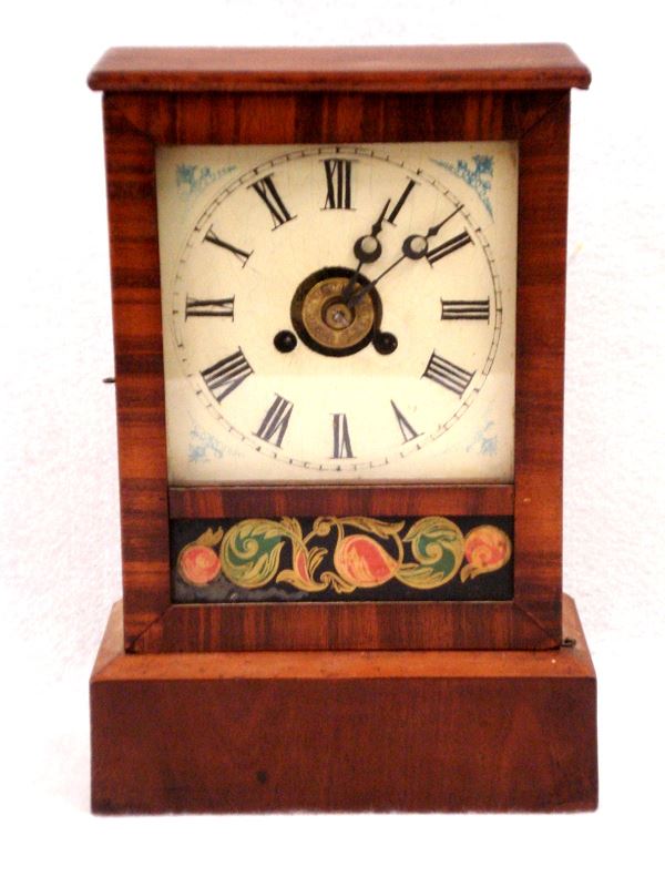 Cottage mantle clock with alarm, no makers mark visible, original ...