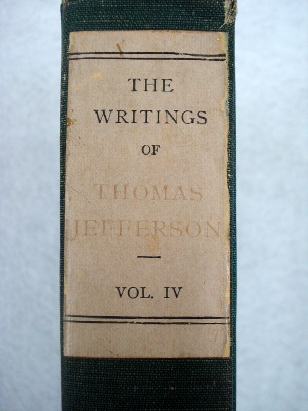 Two book sets including 20 volumes of "The Writings of Thomas Jefferson" - Library Edition issued un