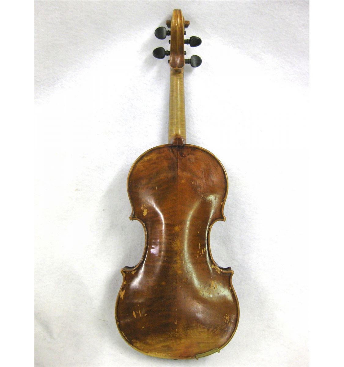 German violin, with maker Wilhelm Durrschmidt, Markneukirchen, paper ...