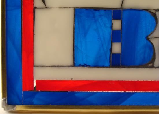 Chicago Bears Original Stained Glass Art by Pinkhasik