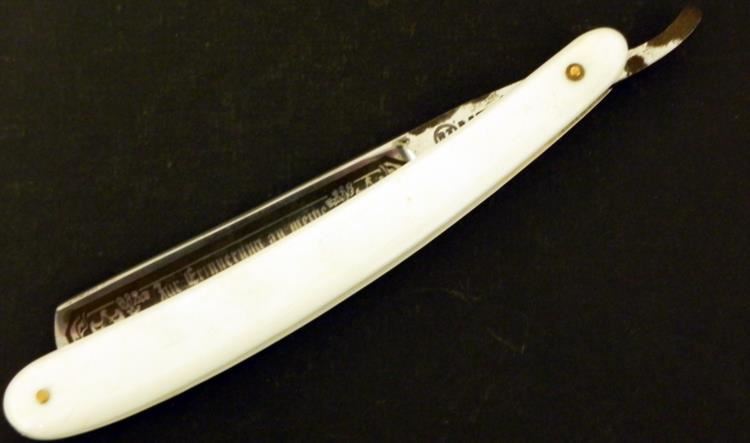 NAZI WEHRMACHT STRAIGHT RAZOR - IN HONOR OF MY SERVICE