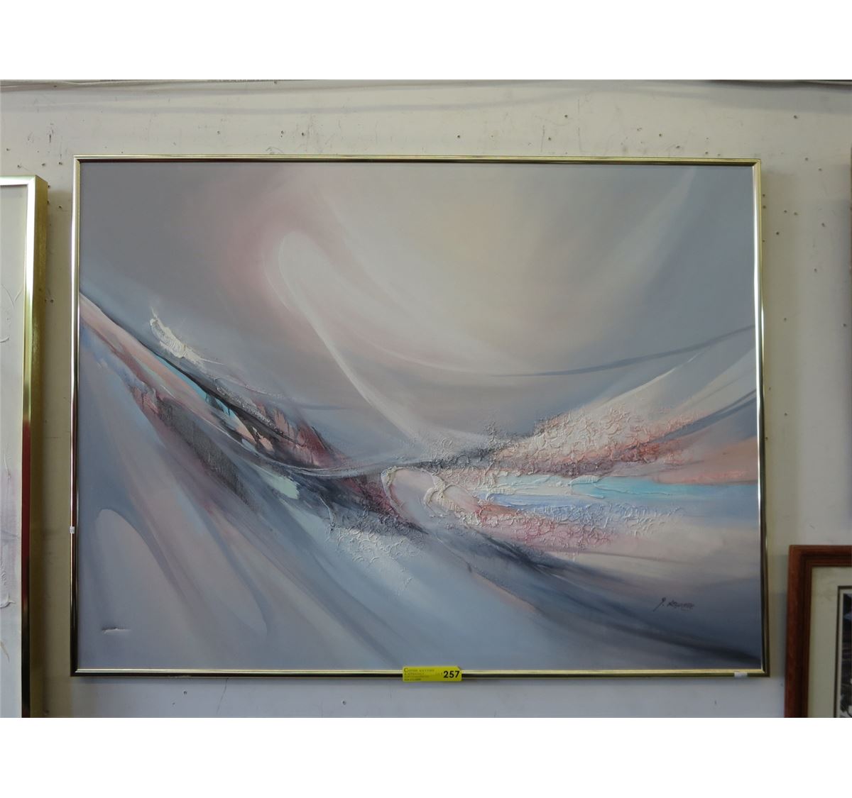 Original signed "G. Negrete" acrylic on canvas